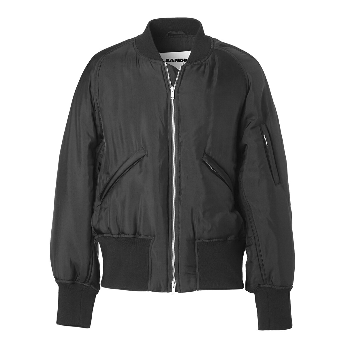 【楽天市場】【アウトレット】【ラスト1点】ジルサンダー JIL SANDER フライトジャケット MA-1 ブラック メンズ j21bn0037 j65019 001【返品送料無料】：モダン ...