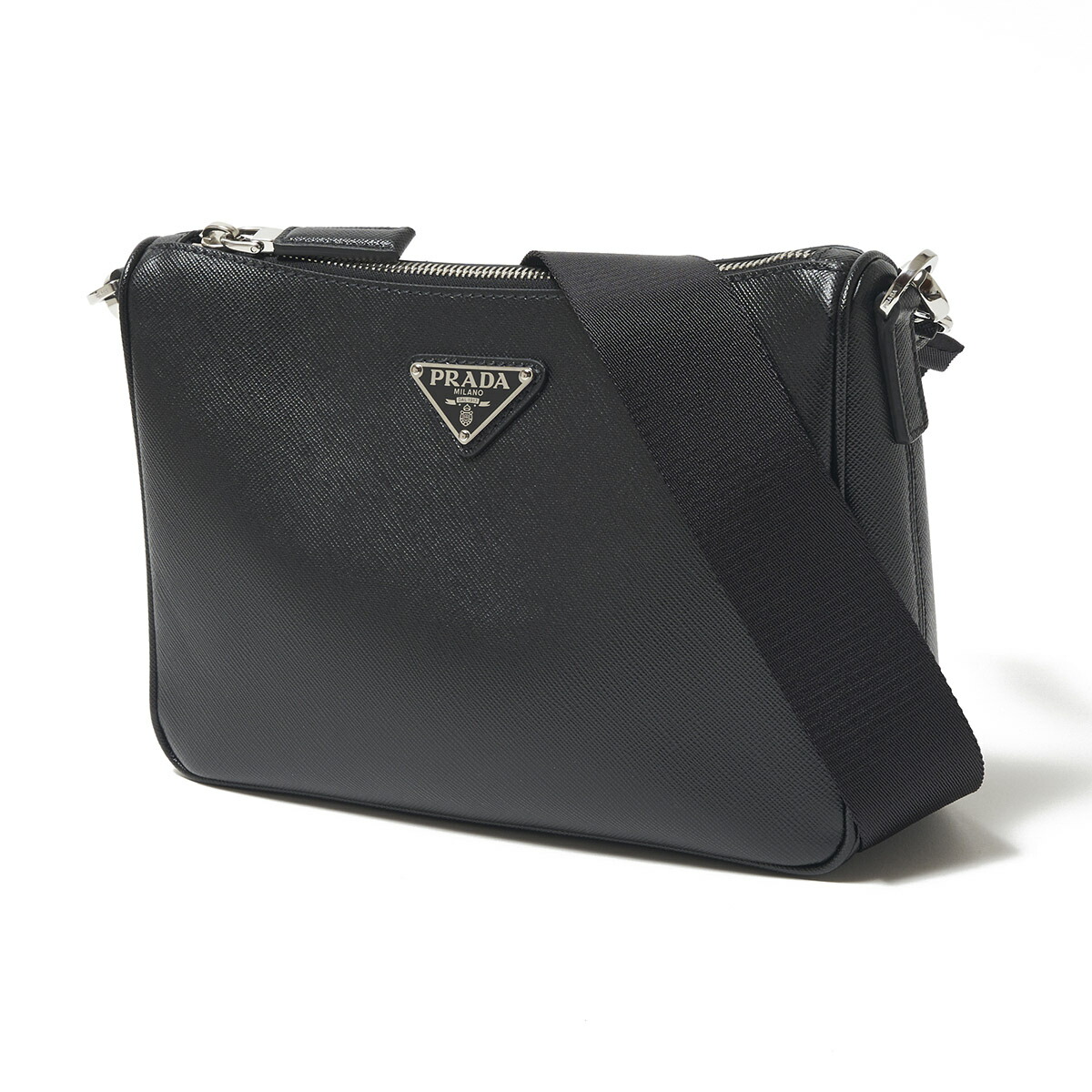 【楽天市場】プラダ PRADA ショルダーバッグ ポーチ付き ブラック メンズ 2vh113 vdmp 9z2 f0002【返品送料無料 ...