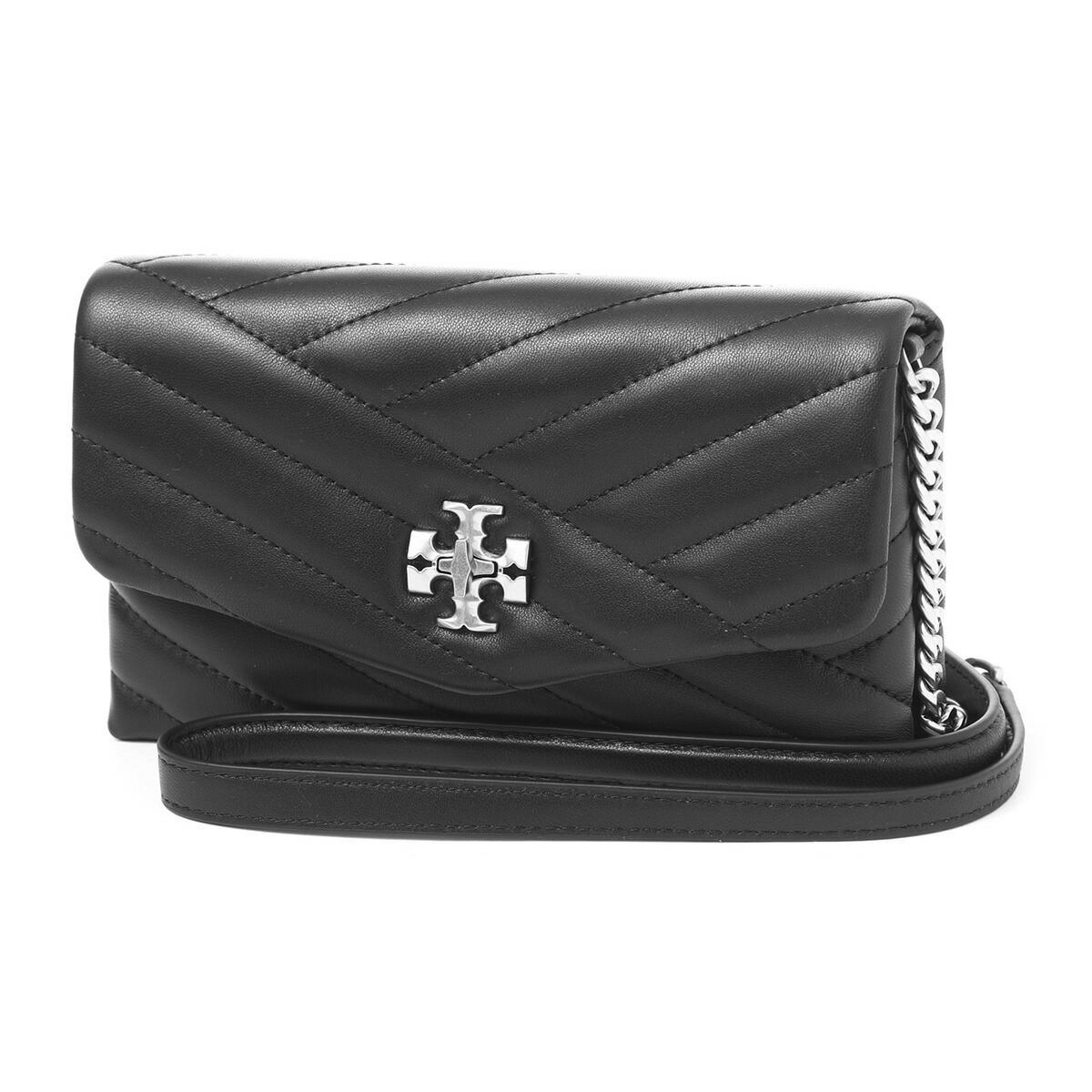 【楽天市場】トリーバーチ TORY BURCH 長財布 小銭入れ付き チェーンウォレット ブラック レディース 90343 002 KIRA ...