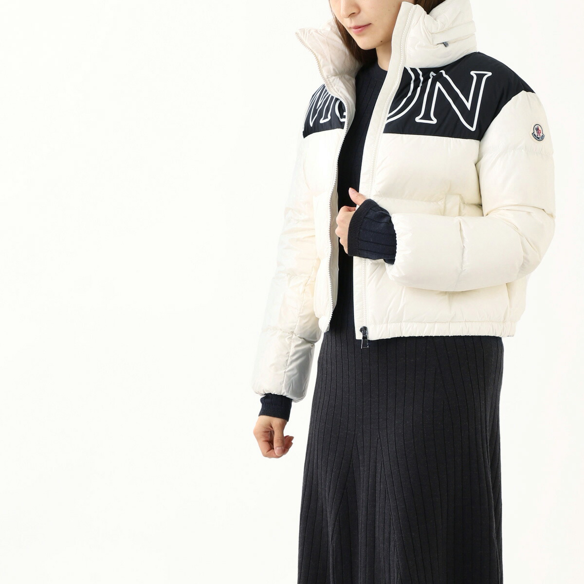 【楽天市場】【アウトレット】モンクレール MONCLER ダウンジャケット KIDS キッズ ホワイト レディース gers 1a00098 ...