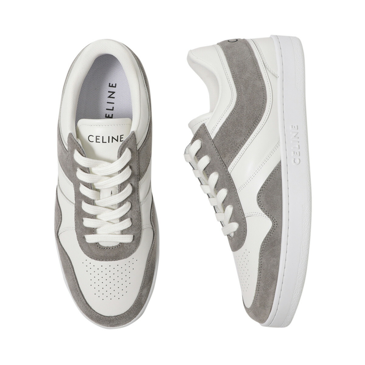 【楽天市場】【アウトレット】【ラスト1点】セリーヌ CELINE スニーカー ホワイト メンズ 大きいサイズあり 34922 3721c ...