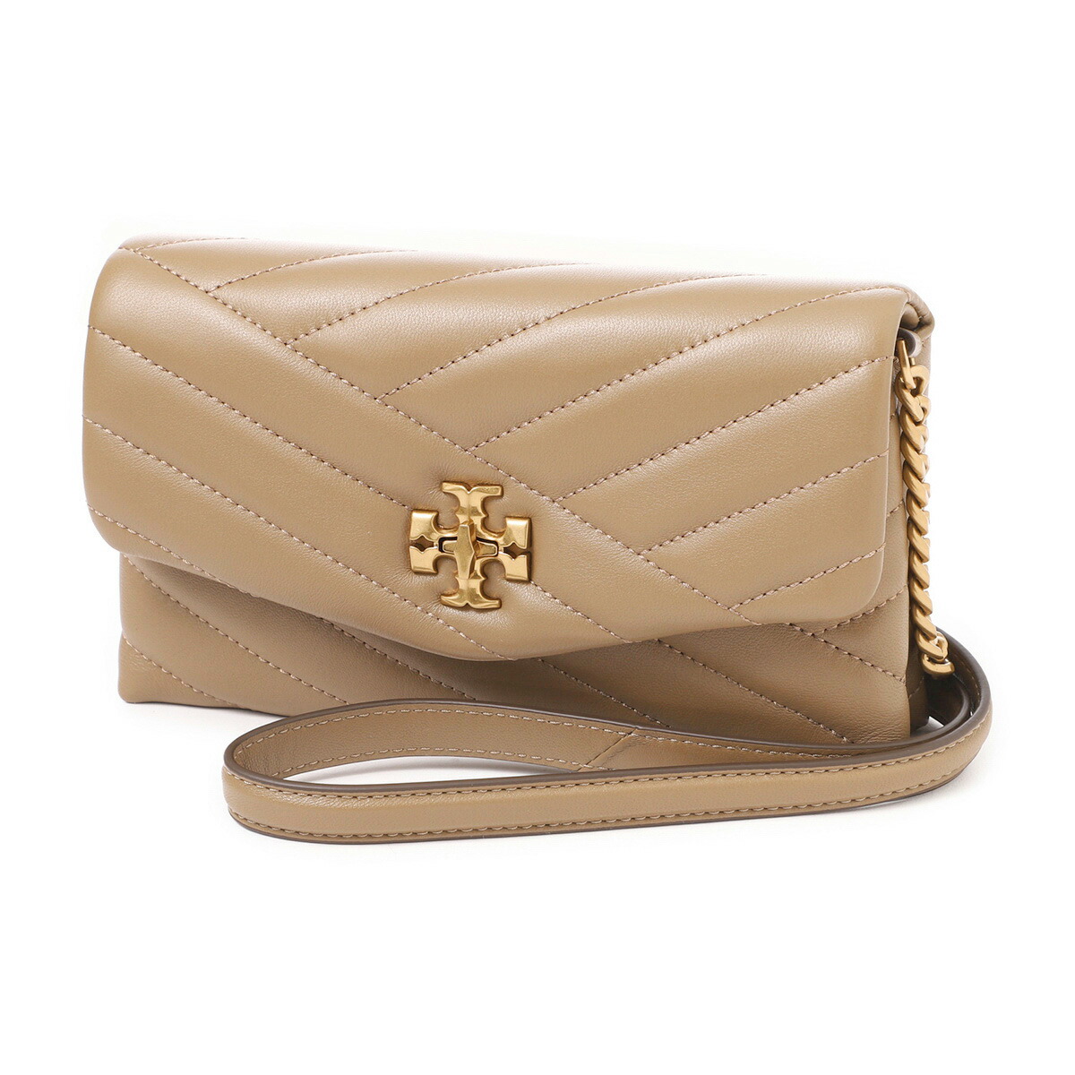 【楽天市場】トリーバーチ TORY BURCH 長財布 小銭入れ付き チェーンウォレット ベージュ レディース 90343 251 KIRA ...