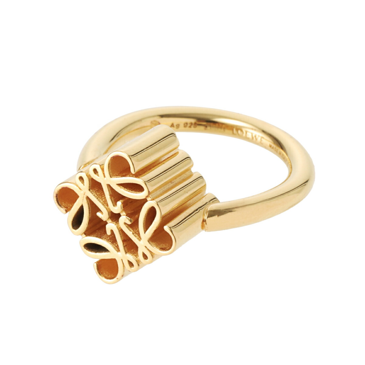 【楽天市場】ロエベ LOEWE リング 指輪 ゴールド レディース j821305x03 8130 SINGLE ANAGRAM RING ...
