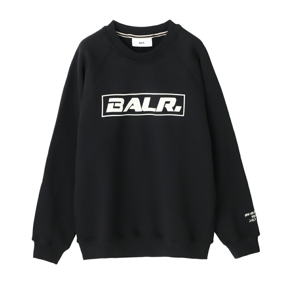 【楽天市場】ボーラー BALR. スウェット ブラック メンズ theclub box fit crewneck jetblack THE ...