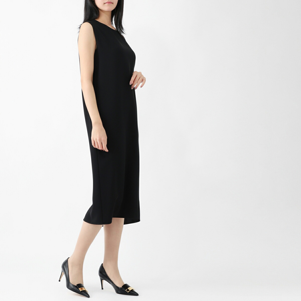 【楽天市場】ザ ロウ THE ROW ワンピース ノースリーブワンピース ブラック レディース 5575 w1968 blk MIRNA ...