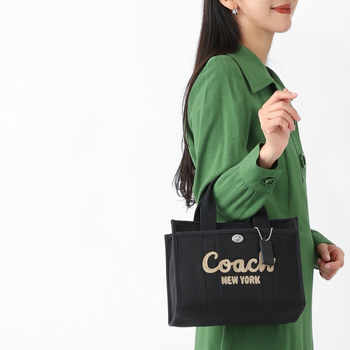 【楽天市場】コーチ COACH トートバッグ ブラック レディース cp164 lhblk CARGO TOTE 26【返品送料無料】：モダン ...