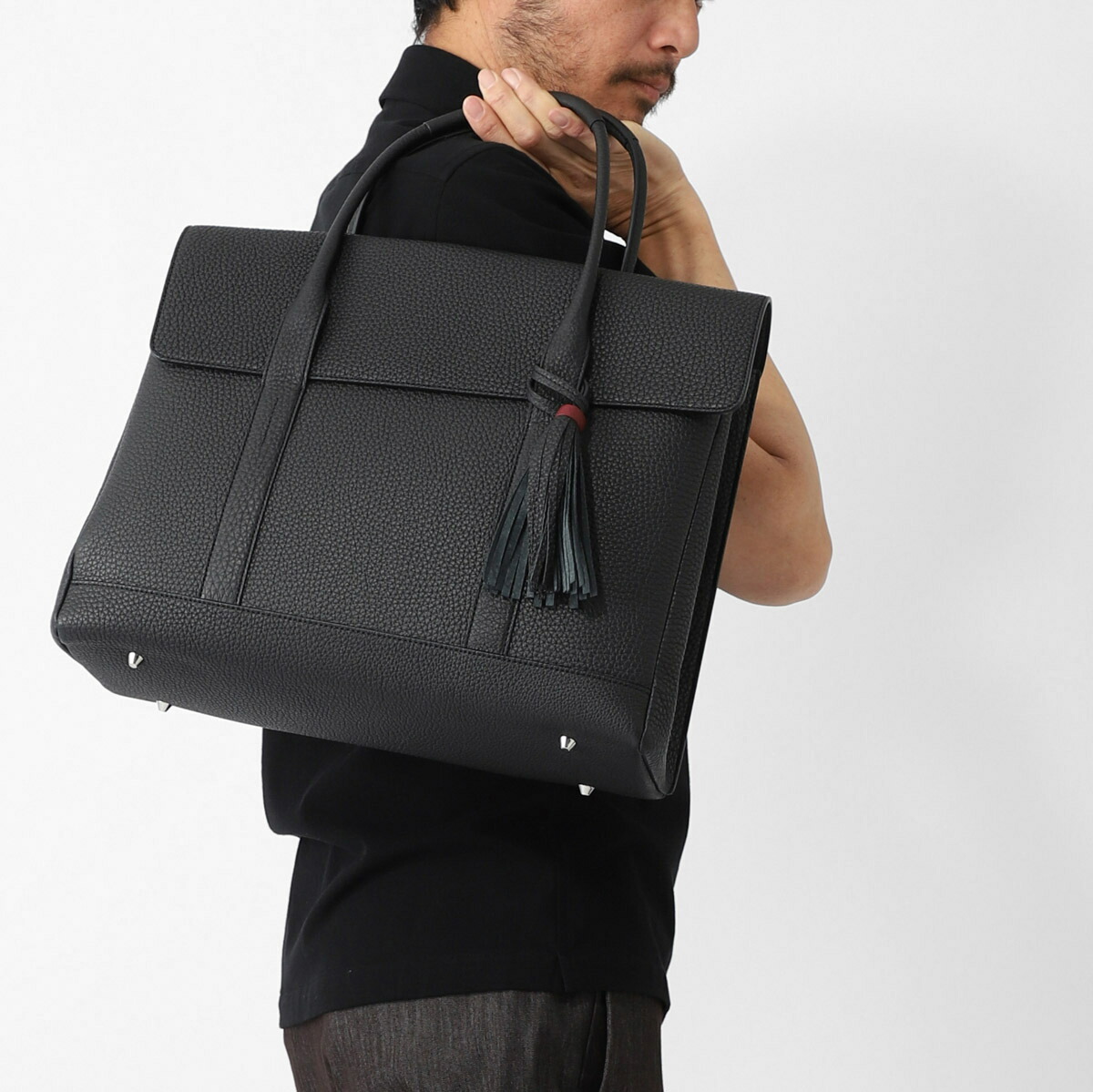 【楽天市場】アカーテ ACATE トートバッグ ブラック メンズ act mescolare m black MESCOLARE-M【国内正規 ...