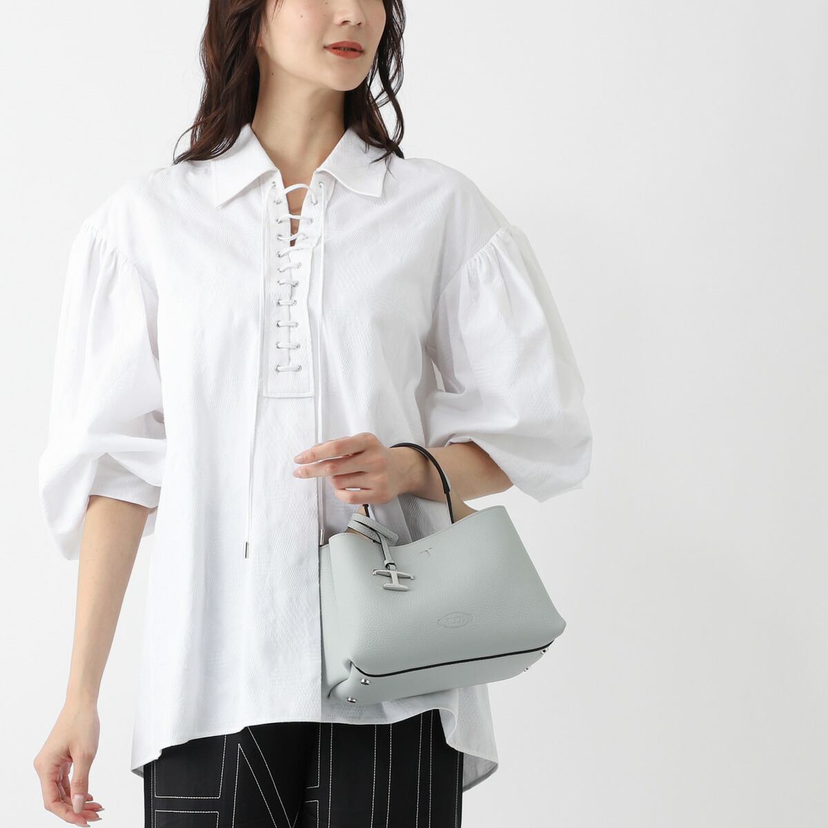 【楽天市場】トッズ TODS ハンドバッグ 2WAY ショルダーバッグ グレー レディース xbwapael000qri2l65 lgrey ...