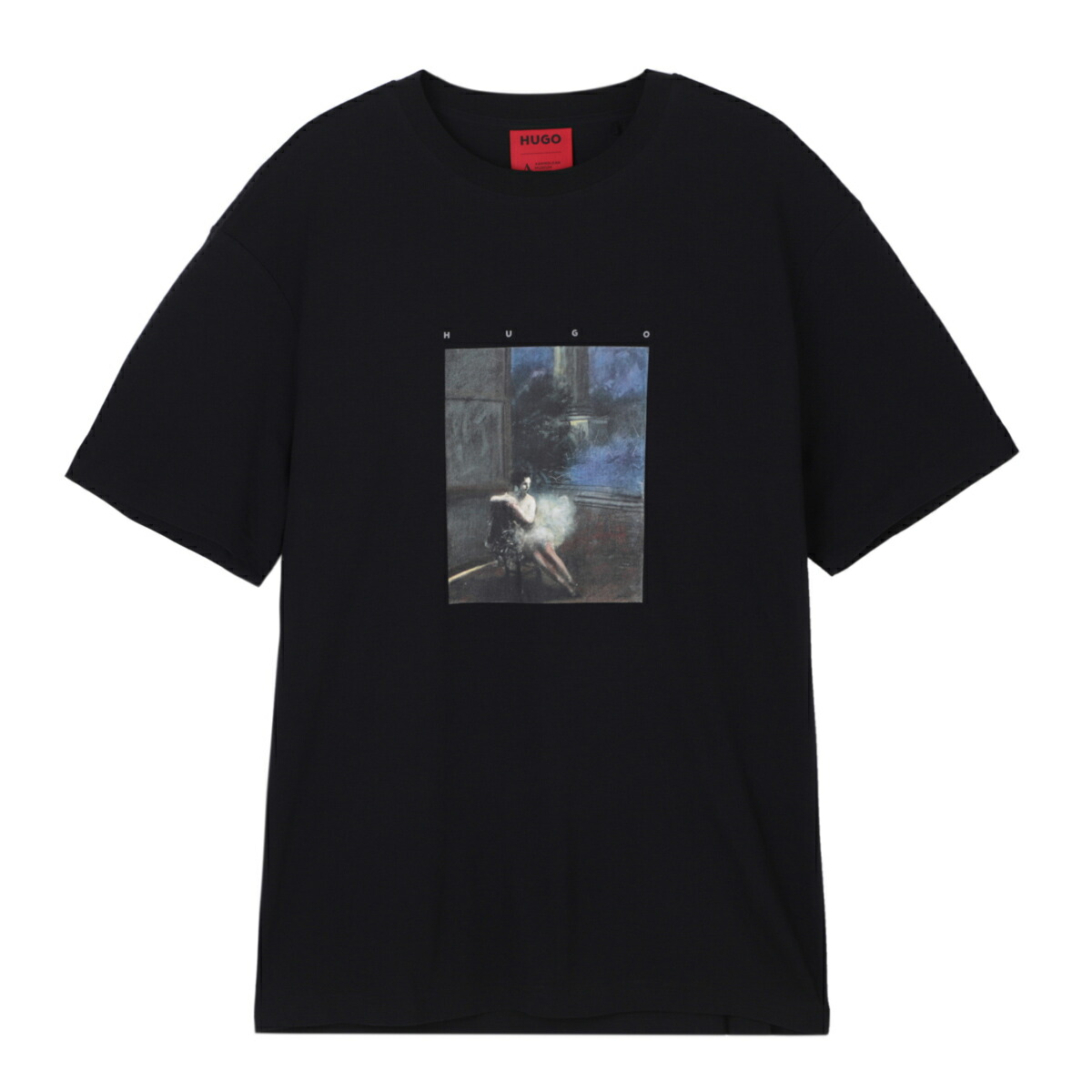 【楽天市場】ヒューゴヒューゴボス HUGO HUGOBOSS クルーネックTシャツ ブラック メンズ dabolos 50545995 ...