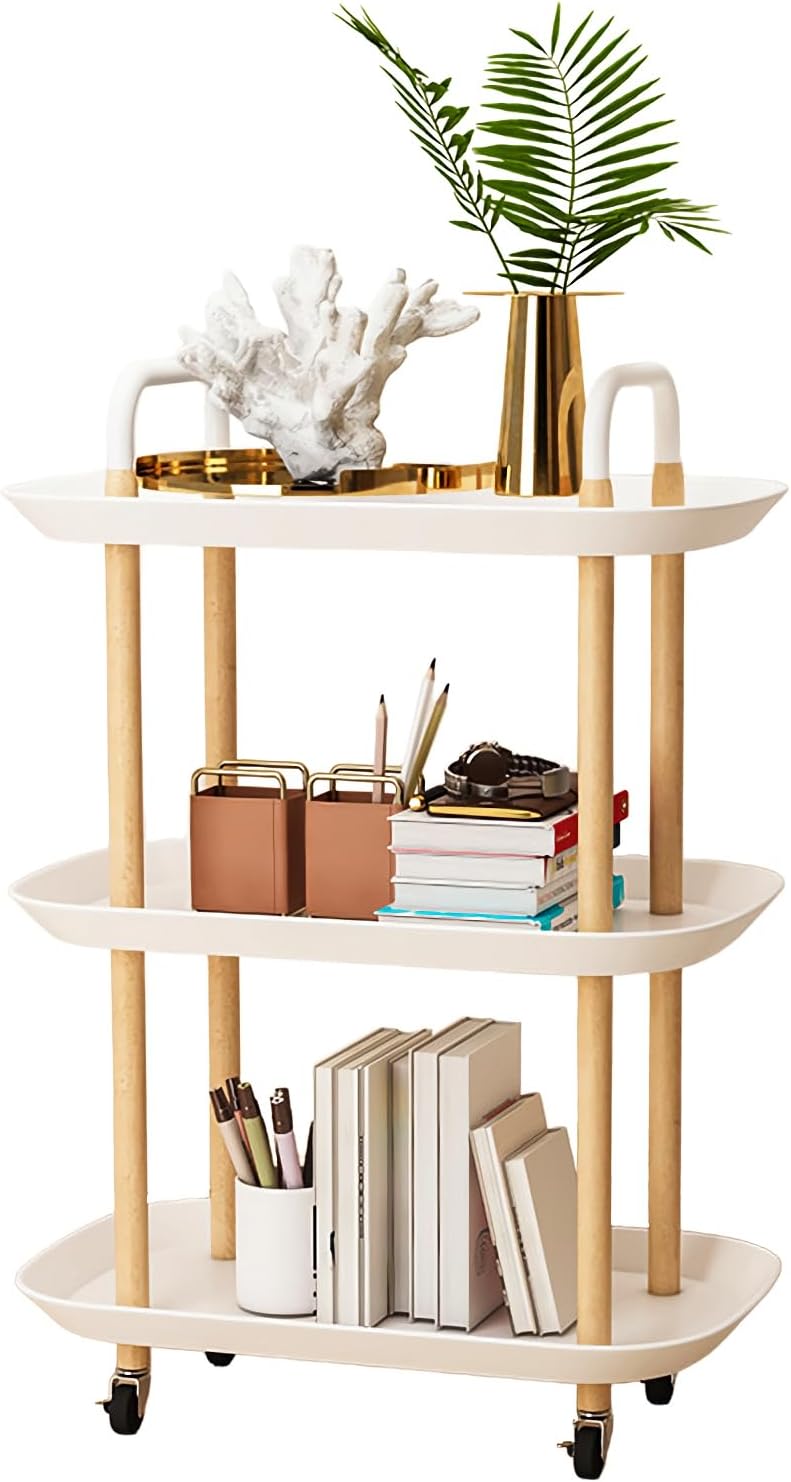 【楽天市場】キッチンワゴン 隙間収納 キャスター付き 幅15×奥行40×高88cm 調味料ラック 収納カート 洗面所 収納 ローリングラック ...