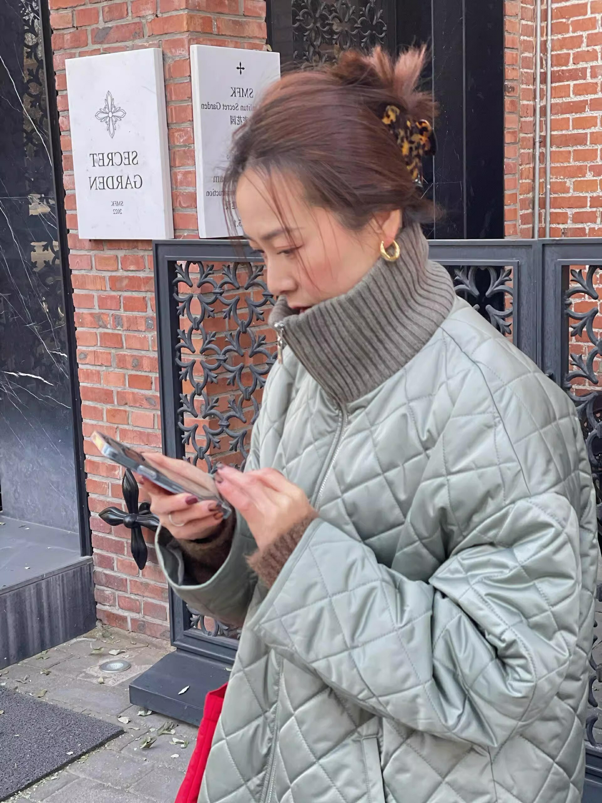 【楽天市場】キルティングジャケット キルティングコート ニット襟ジャケット コットンジャケット モード系 ジャケット コート レディース ...