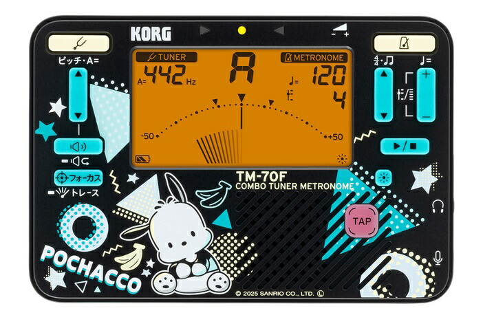 【楽天市場】KORG TM-70C SPC （ポチャッコ）サンリオ・コラボモデル・メトロノーム・チューナー + コンタクトマイク (TM ...