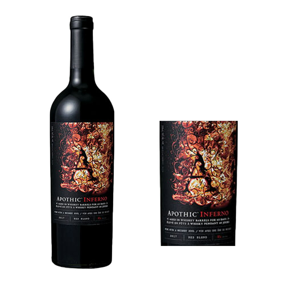 【楽天市場】アポシック インフェルノ 赤 ワイン 750ml Apothic Inferno おすすめ 人気 濃厚 アメリカ 赤ワイン お酒 ...