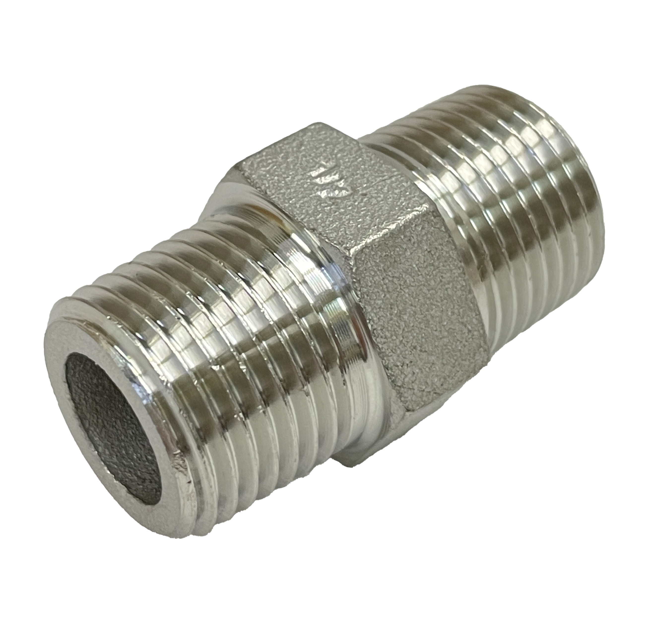 【楽天市場】MIE S304-SN-32 六角ニップル口径:1-1/4B SCS13A(ステンレス） 32A ねじ込み管接手：メカノマート 楽天市場店