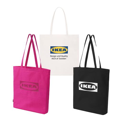 【楽天市場】IKEA/イケア EFTERTRADA エフテルトレーダ キャリーバッグ ホワイト・ブラック・ピンク ショッピングバッグ トートバッグ エコバッグ メール便送料無料 ポイント消化 ...