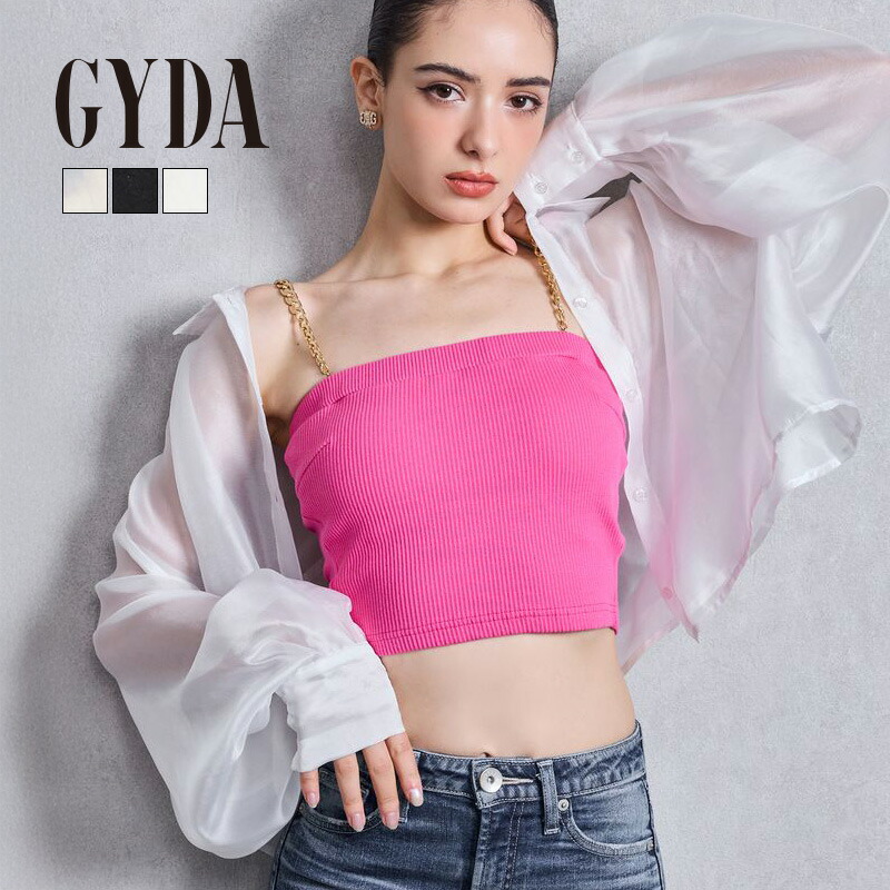 【楽天市場】【お買い物マラソン ポイント3倍】【即納】SHEERショートシャツ GYDA ジェイダ 072520463201 gyda レディース シアーシャツ ショート丈 フリーサイズ オフ ...