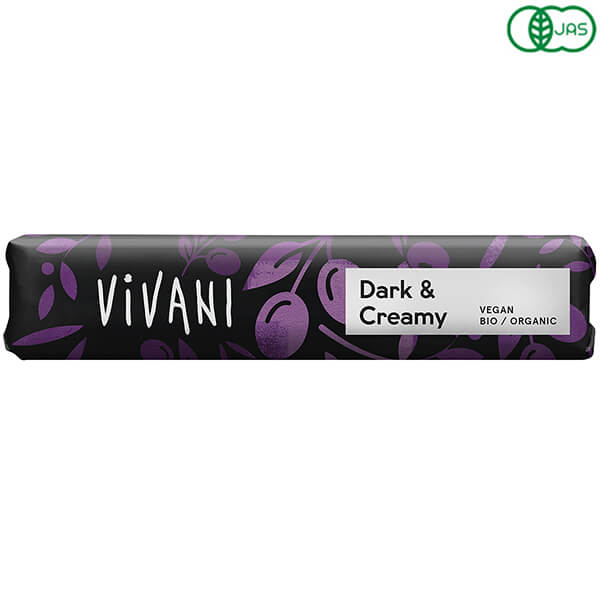 【楽天市場】チョコ チョコレート ギフト ViVANIオーガニックチョコレートバー ダーク＆クリーミ—(オリーブオイル風味) 35g 送料無料：健康ショップ！メガヘルス