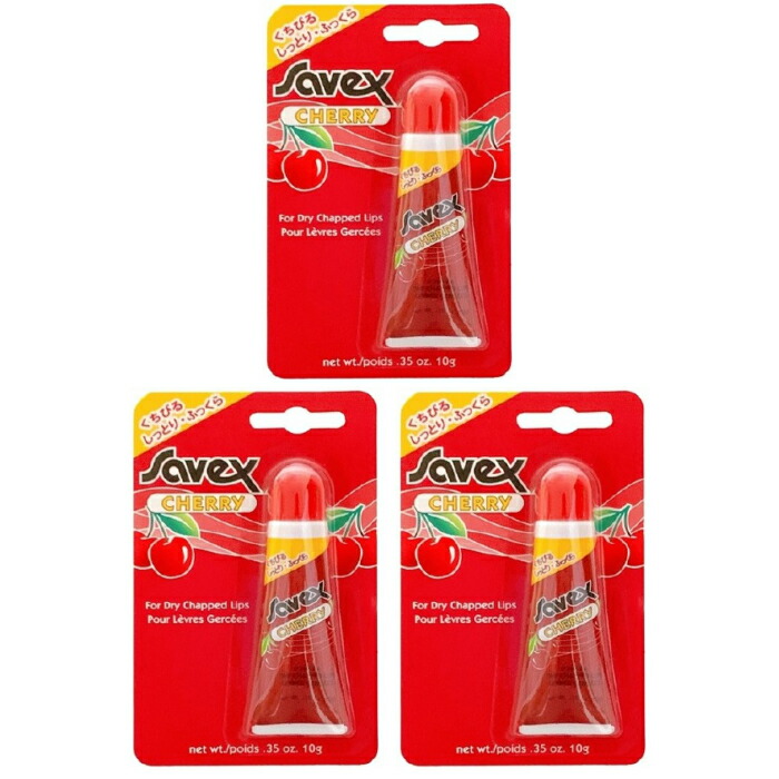 【楽天市場】3個セット サベックス リップ チューブ チェリー 10g リップクリーム Savex CHERRY 送料無料：メガホーム社蒸留水 ...