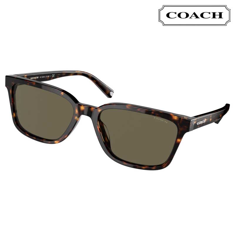 【楽天市場】COACH コーチ サングラス HC8328U 512003 57サイズ ダークブラウン べっ甲柄 UVカット 紫外線カット ...
