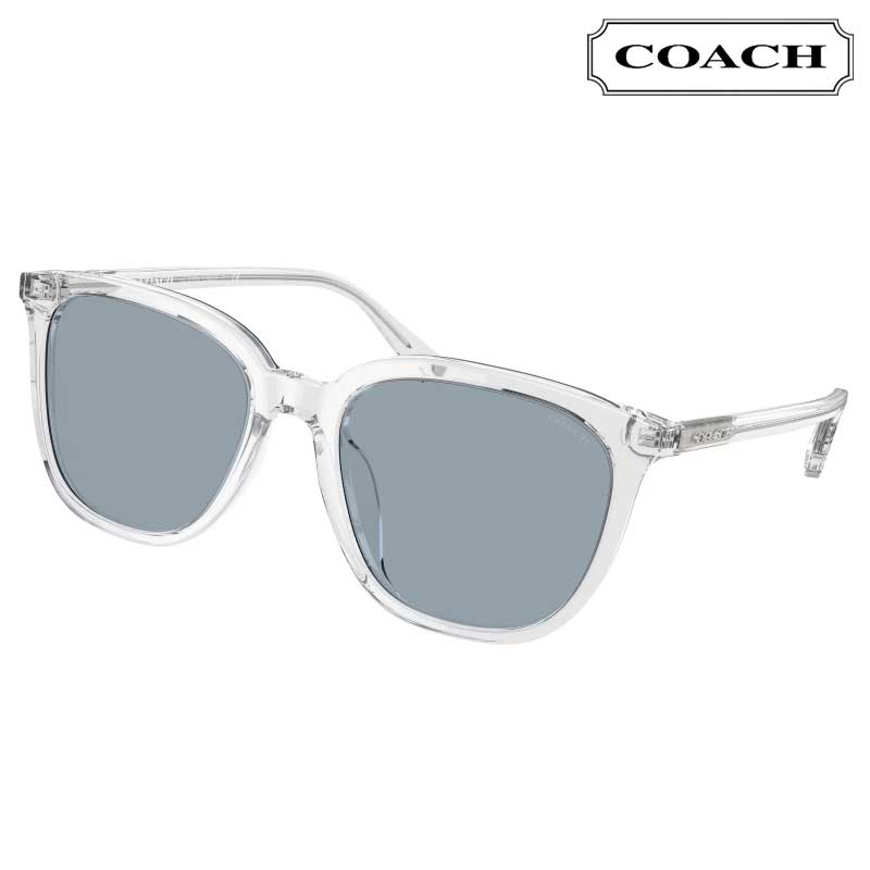 【楽天市場】COACH コーチ サングラス HC8338U 511172 55サイズ クリア グレー ブルー UVカット 紫外線カット 紫外線 ...