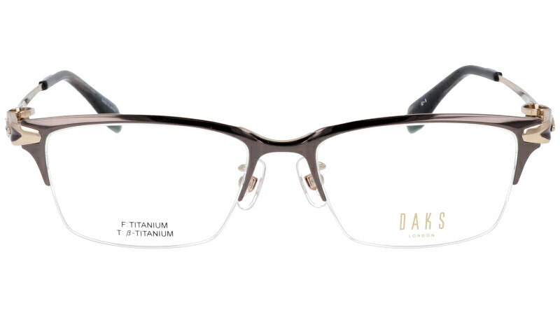 【楽天市場】DAKS ダックス dk-1022-1 ブラウン ゴールド メガネ 眼鏡 フレーム メンズ 男性用 daks london ブランド 日本製 made in japan 鯖江 ...