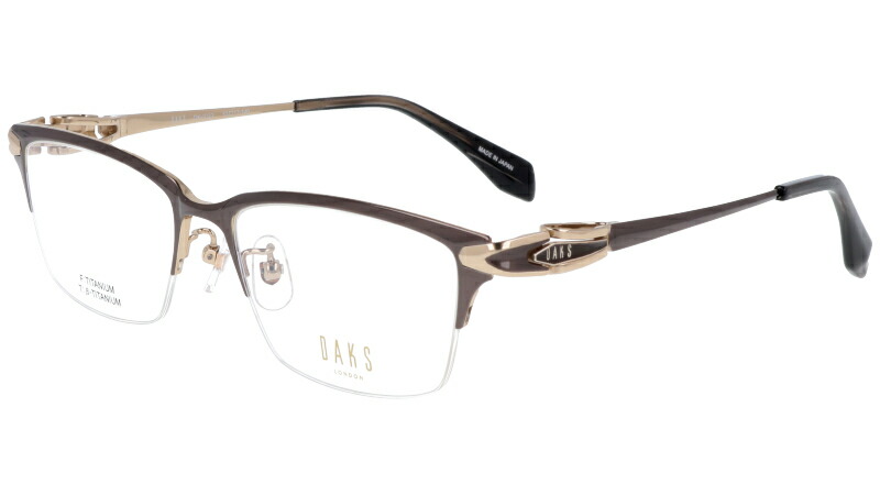 【楽天市場】DAKS ダックス dk-1022-1 ブラウン ゴールド メガネ 眼鏡 フレーム メンズ 男性用 daks london ブランド 日本製 made in japan 鯖江 ...