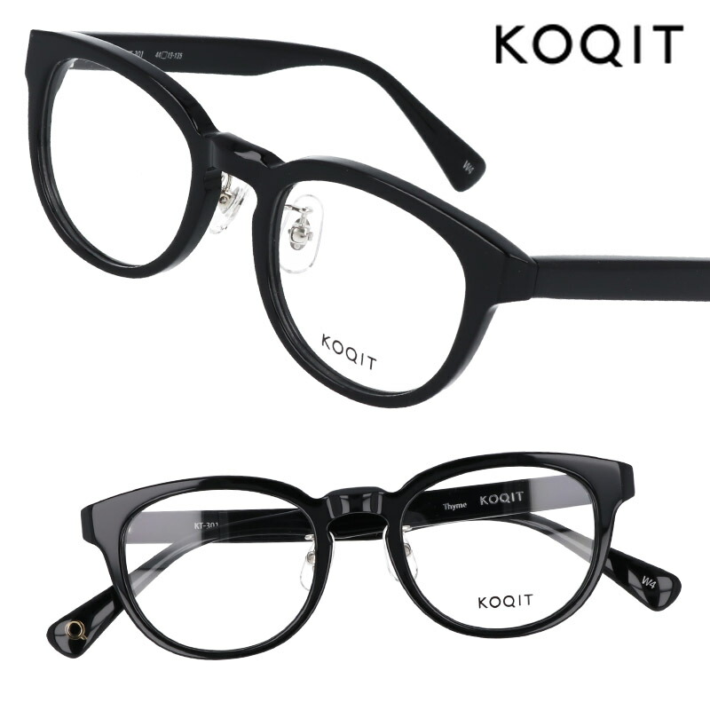 【楽天市場】KOQIT コキット kt301 w4 Thyme タイム ブラック 黒 パーソナルカラー 4シーズン分類 冬 winter ウィンター 小顔 小さめ 眼鏡 メガネ レディース ...