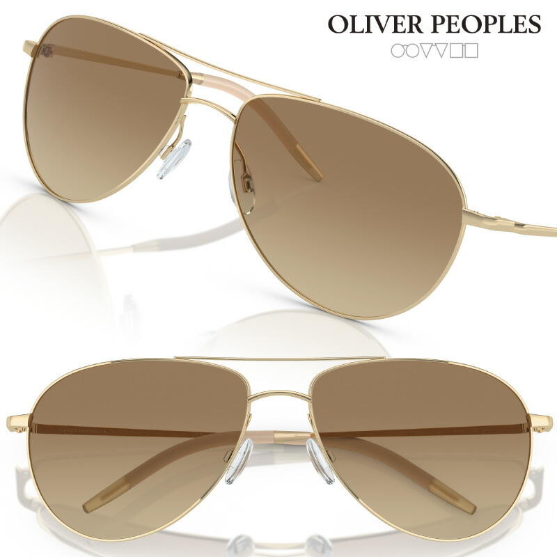 【楽天市場】サングラス オリバーピープルズ OLIVER PEOPLES 0OV1002s-524251 59サイズ ゴールド 薄カラーレンズ ...