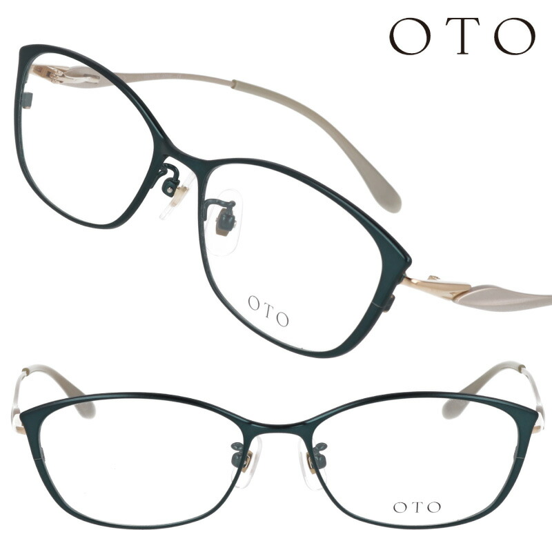 【楽天市場】メガネ 日本製 OTO オト oto-tsukine-04 高品質 眼鏡 ダークグリーン 緑 メガネフレーム 眼鏡フレーム 度付き ...