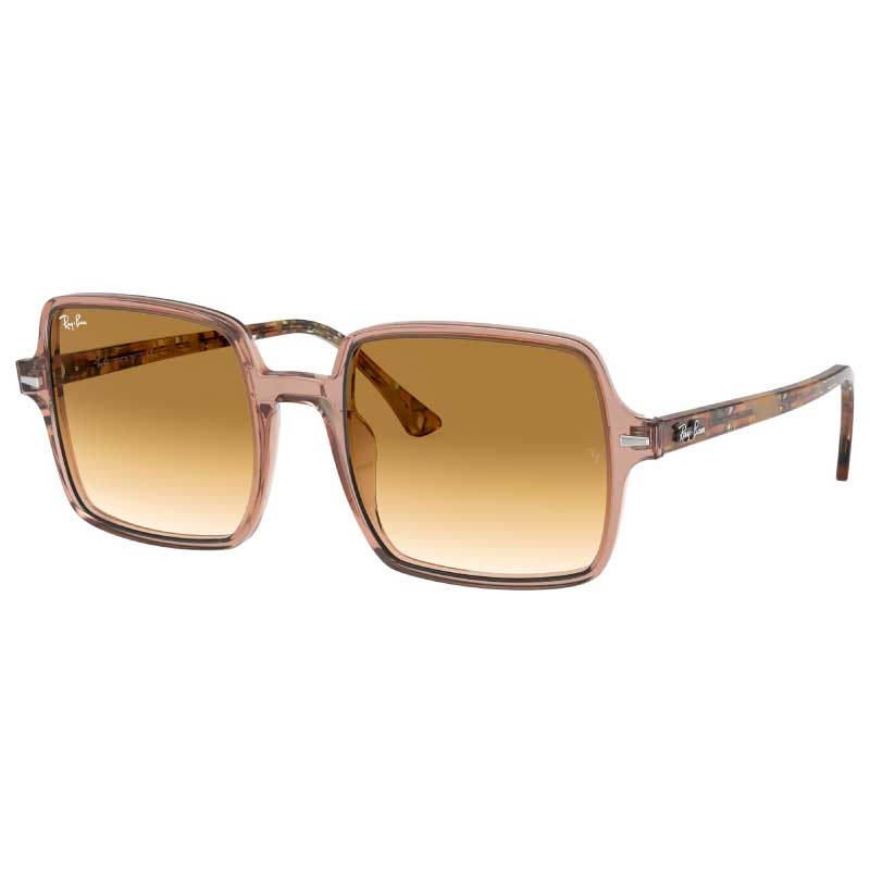 【楽天市場】レイバン サングラス アウトレット rayban RB1973 128151 53 20 SQUARE II クリアブラウン べっ甲 グラデーション rayban 正規品 保証書 ...