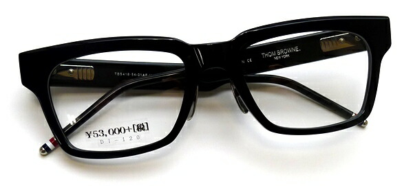 【楽天市場】THOM BROWNE（トムブラウン） TBS418-54-01AF // BLK：メガネパーク・ブレス