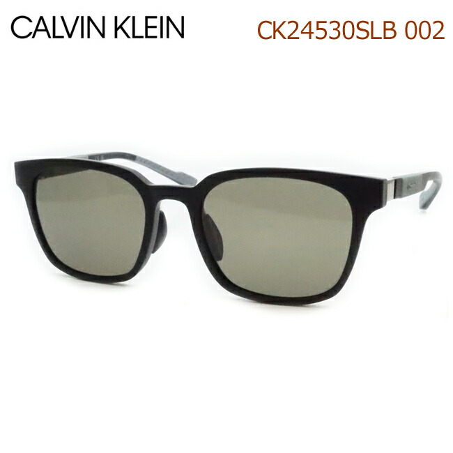 【楽天市場】Calvin Klein カルバンクラインサングラス CK24530SLB 002 マットブラック セル 鼻パットつき メンズ ...