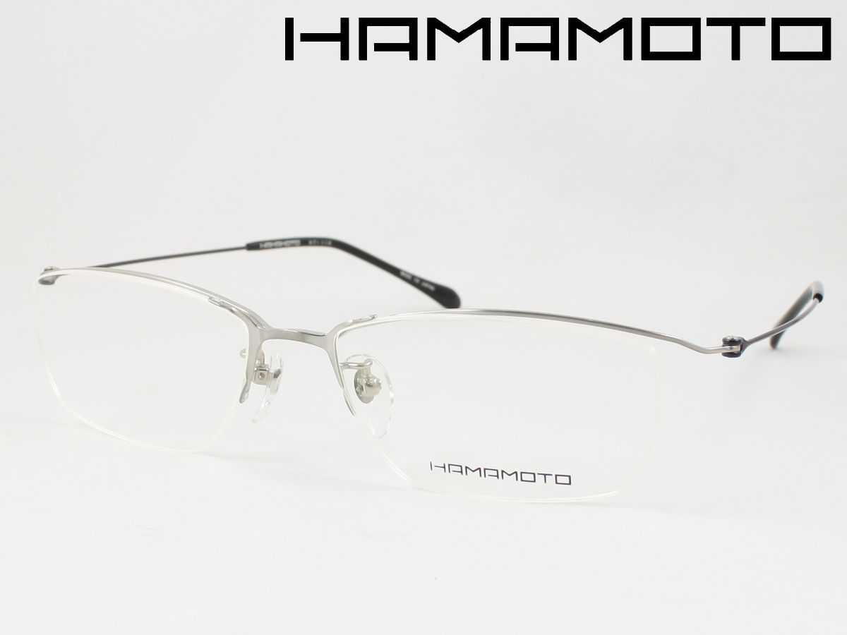 【楽天市場】【在庫限りの特別価格】HAMAMOTO ハマモト 日本製メガネ 薄型非球面レンズセット HT-116-2 度付き対応 近視 遠視 乱視 老眼鏡 遠近両用 鯖江 ナイロール ふちなし ...