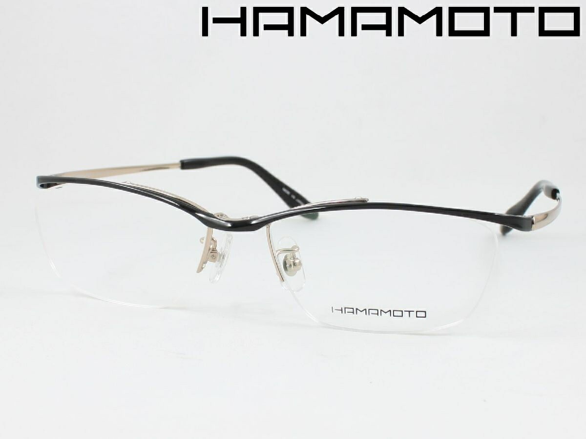 【楽天市場】【在庫限りの特別価格】HAMAMOTO ハマモト 日本製メガネ 薄型非球面レンズセット HT-136-1 度付き対応 近視 遠視 乱視 老眼鏡 遠近両用 鯖江 ナイロール ハーフ ...