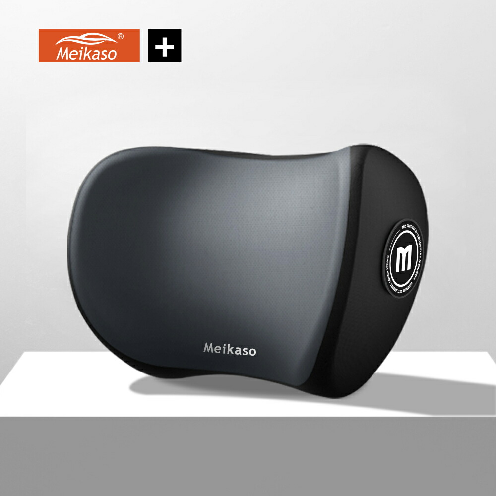 【楽天市場】【1点6%、2点11％OFFクーポン】Meikaso ネックパッド 首クッション ネックピロード ヘッドレスト 頸椎サポート 低反発 メモリーコットン 通気設計 SGS認証 ...