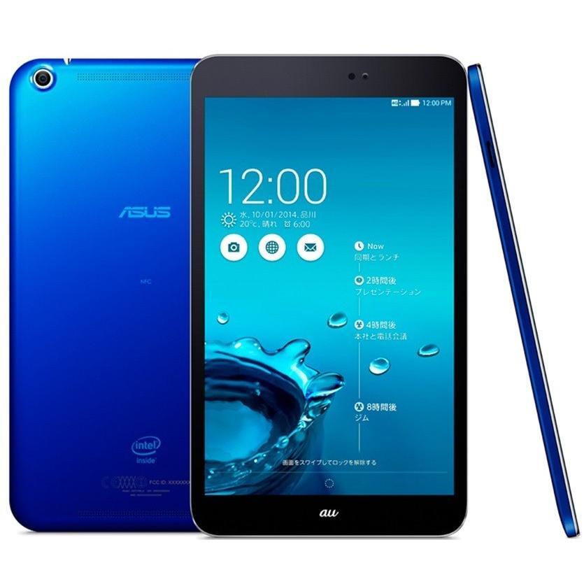 【楽天市場】AST21 ASUS MeMo Pad 8 青 [Metallic Blue] au 未使用品 タブレット Android：メイ ...