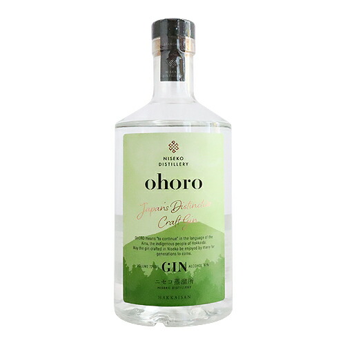 【楽天市場】スピリッツ｜ ohoro GIN スタンダード 720ml オホロ ジン ニセコ蒸留所 八海山 ニセコ蒸溜所：銘酒本舗 IMANAKA SAKESHOP