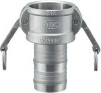 【楽天市場】小澤物産 レバーカップリング OZ-C-SUS-11/2 (40A) ホースシャンクカプラー ステンレス 【当商品のご購入は別途送料1,728円が必ず掛かります】：伝動機 楽天市場店