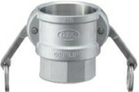 【楽天市場】小澤物産 レバーカップリング OZ-D-SUS-11/2 (40A) メスネジ型カプラー ステンレス 【当商品のご購入は別途送料1,728円が必ず掛かります】：伝動機 楽天市場店