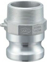 【楽天市場】小澤物産 レバーカップリング OZ-F-AL-3 (80A) オスネジ型アダプター アルミニウム 【当商品のご購入は別途送料1,728円が必ず掛かります】：伝動機 楽天市場店