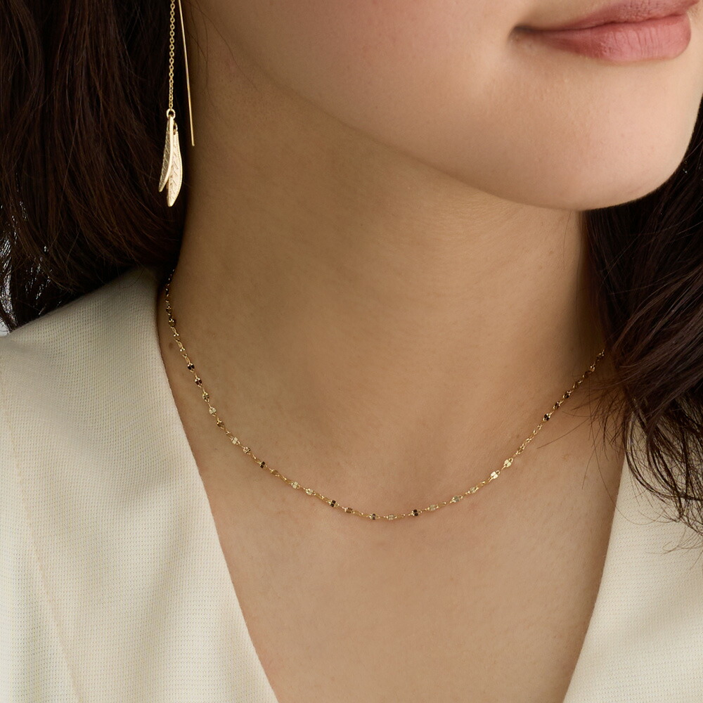 【楽天市場】【最大10%OFFクーポン配布中】ネックレス チェーンのみ 金属アレルギー対応 レディース 日本製 K18GP エクレア チェーン サイズ ノンアレルギー シンプル 華奢 ...