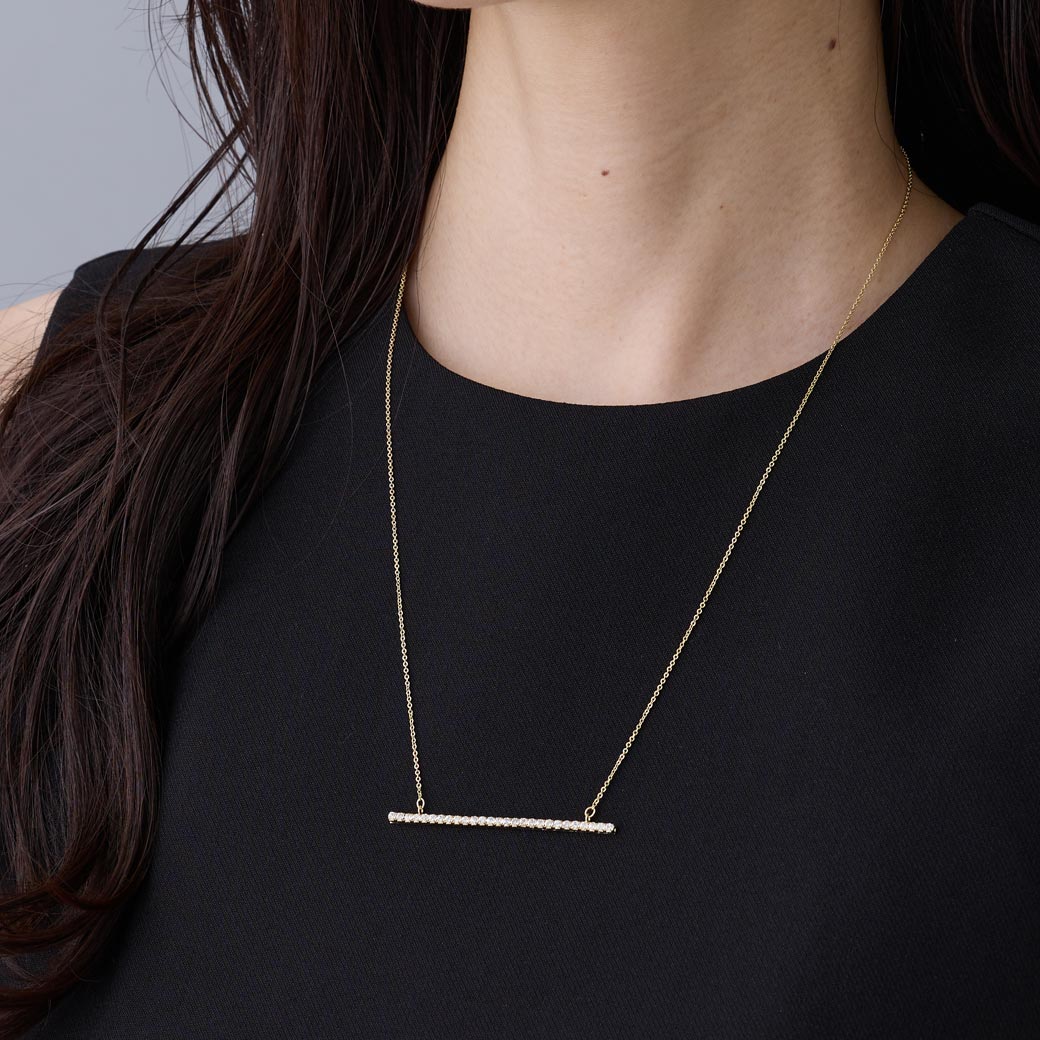 30%OFFクーポン 【即納あり】 ネックレス 日本製 ロングネックレス レディース 50代 40代 K18GP サークル フープ リング バー ラインストーン ロング カジュアル レディース ...