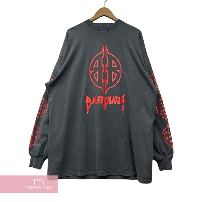 【楽天市場】【BIG PRICE OFF】BALENCIAGA 2023AW Metal BB Long Sleeve Tee CA00985 ...