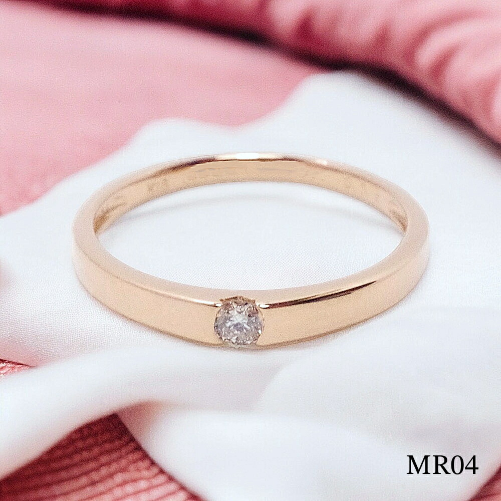 【楽天市場】【MR04/ピンクゴールド】メモリアルリングMR04 地金：K10PG or K18PG ダイヤモンド ～遺骨を内側に封入する完全防水の指輪～：メモリアアレカ 楽天市場店