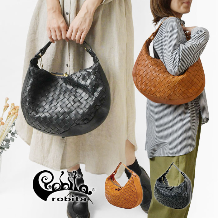 【楽天市場】【ポイント10倍】【robita ロビタ ロビータ】バイヤスメッシュ ラウンドバッグ (AN-261)正規取扱店 レディース バック かばん 鞄 本革 牛革 ブランド おしゃれ ...