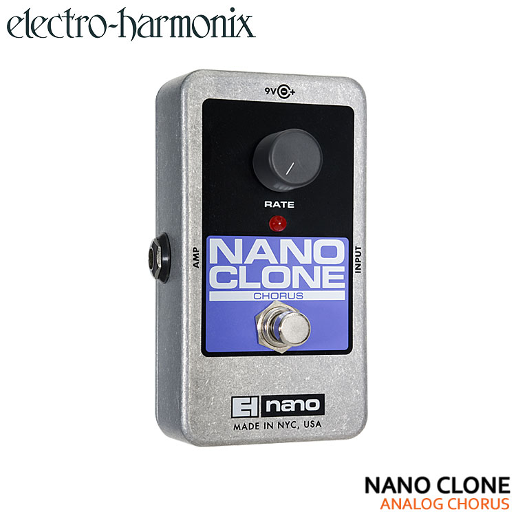 【楽天市場】【4日20時～限定】最大1000円OFFクーポン★electro-harmonix アナログコーラス NANO CLONE ...