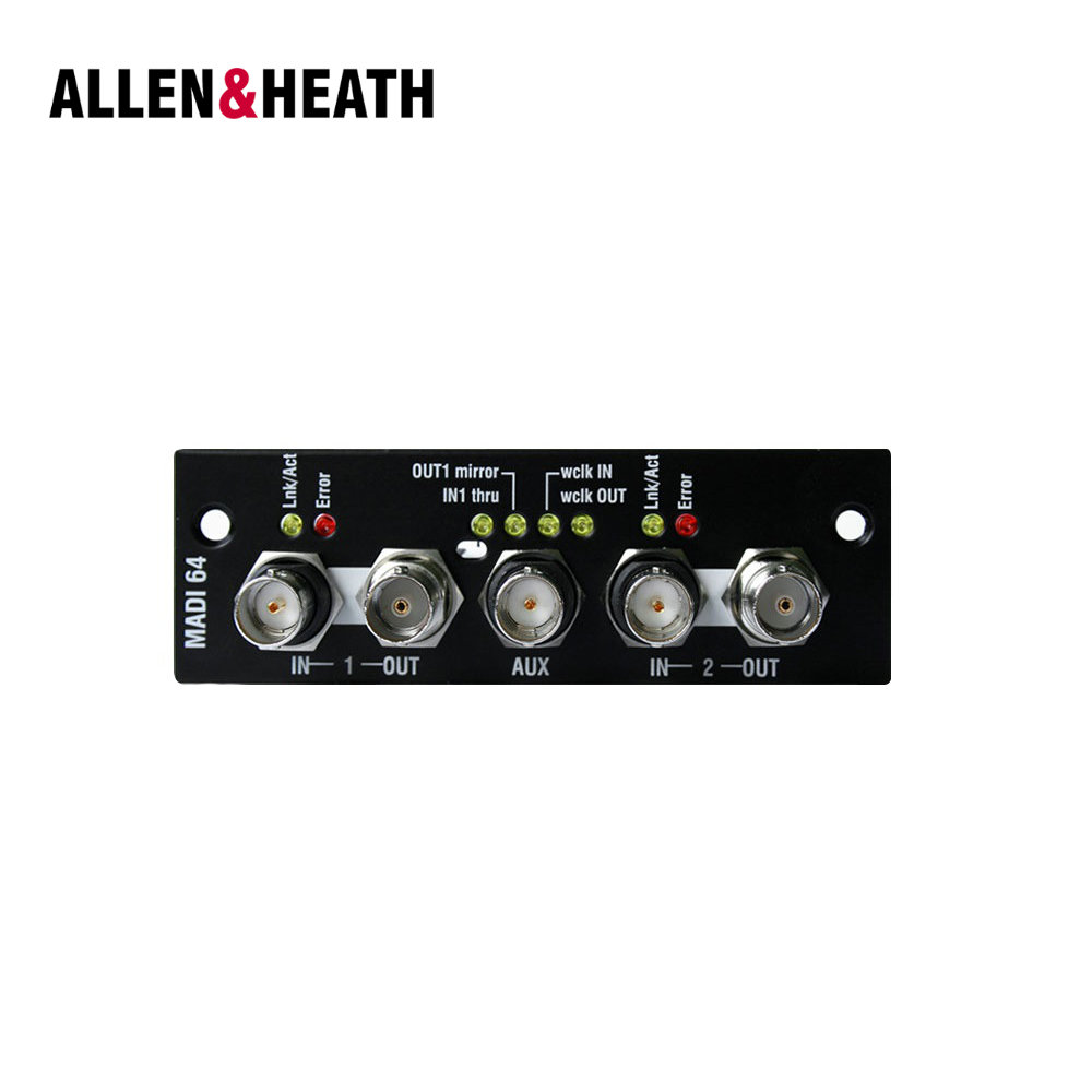【楽天市場】Allen & Heath MADI I/O カード M-MADI2-A 【受注発注品商品 受注後キャンセル不可】：楽器のことなら ...