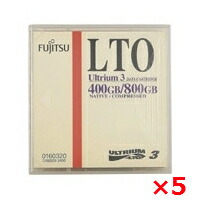 【楽天市場】富士通 LTO Ultrium 3 データカートリッジ 5本セット FUJITSU LTO Ultrium 3 Data ...
