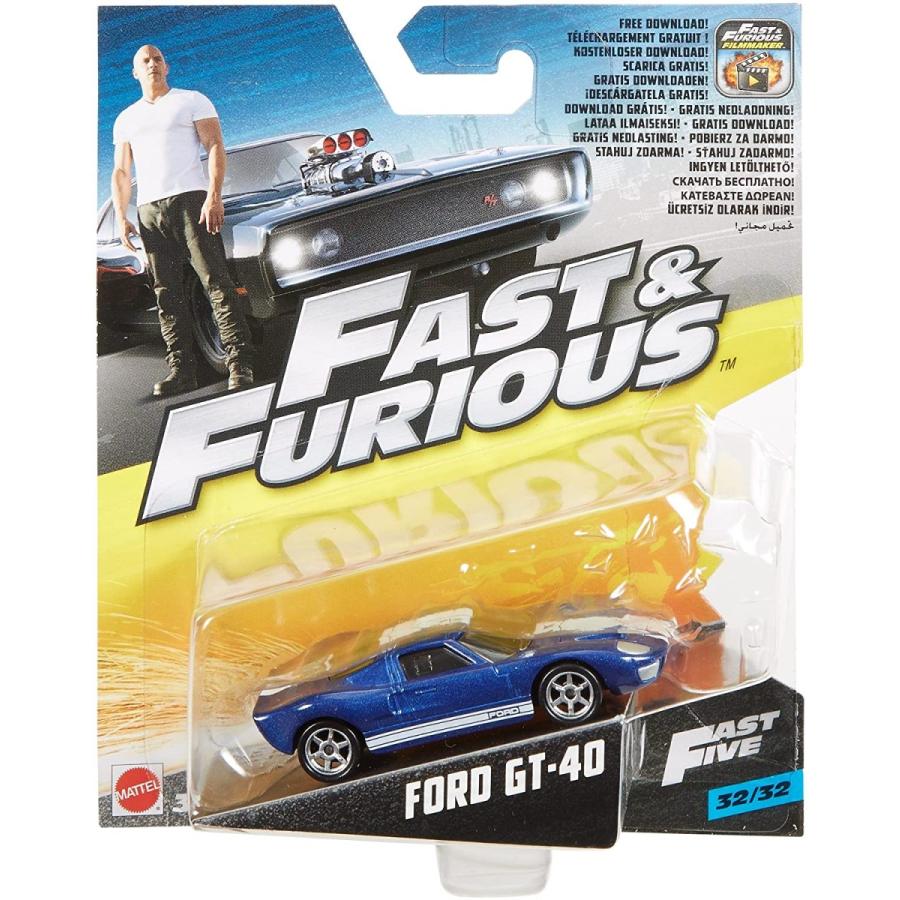 【楽天市場】【1/55 FORD GT40(BLUE)】FAST5 ワイルド・スピード MEGA・MAX 劇中車 MATTEL ...