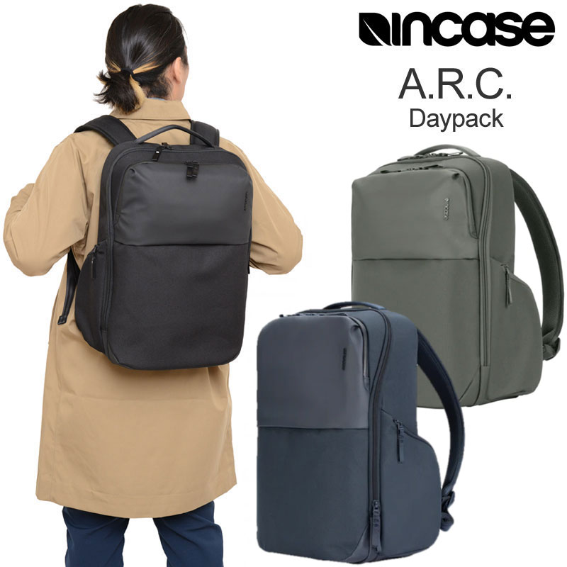 【楽天市場】インケース Incase リュック メンズ レディース ARCデイパック A.R.C. DAYPACK ブラック ネイビー グレー 20.9L 137213053005 ...